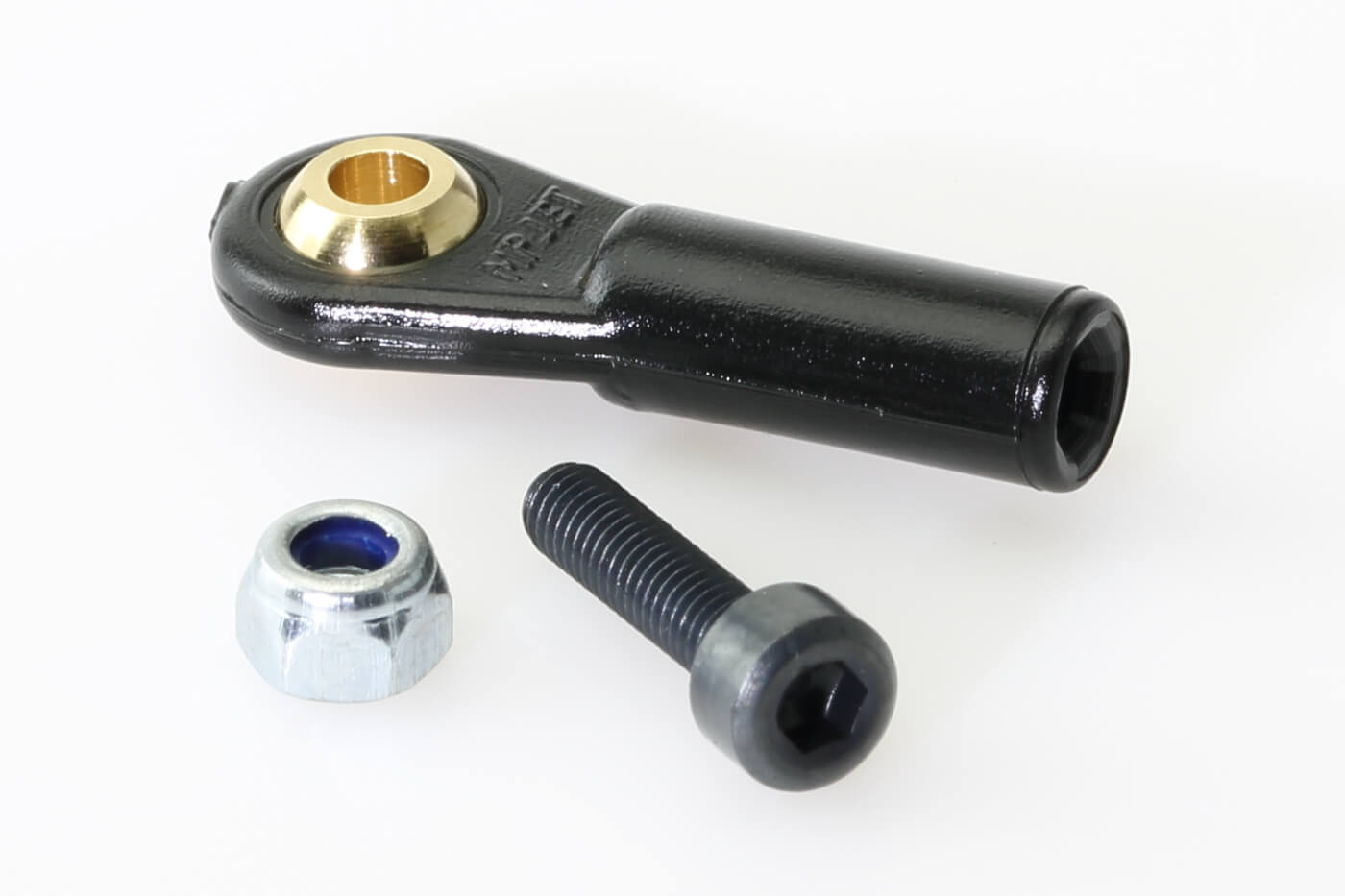 Kugelgelenk M 3 · Kugel Ø 7 mm · Bohrung Ø 3,0 mm · MP-Jet